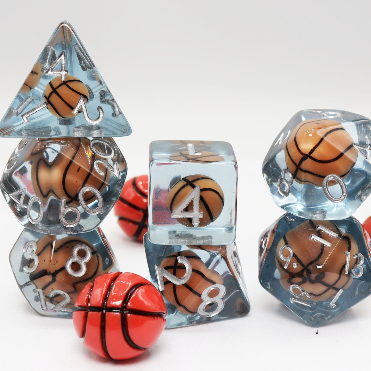 Basketball RPG Dice Set – Foam Brain Games