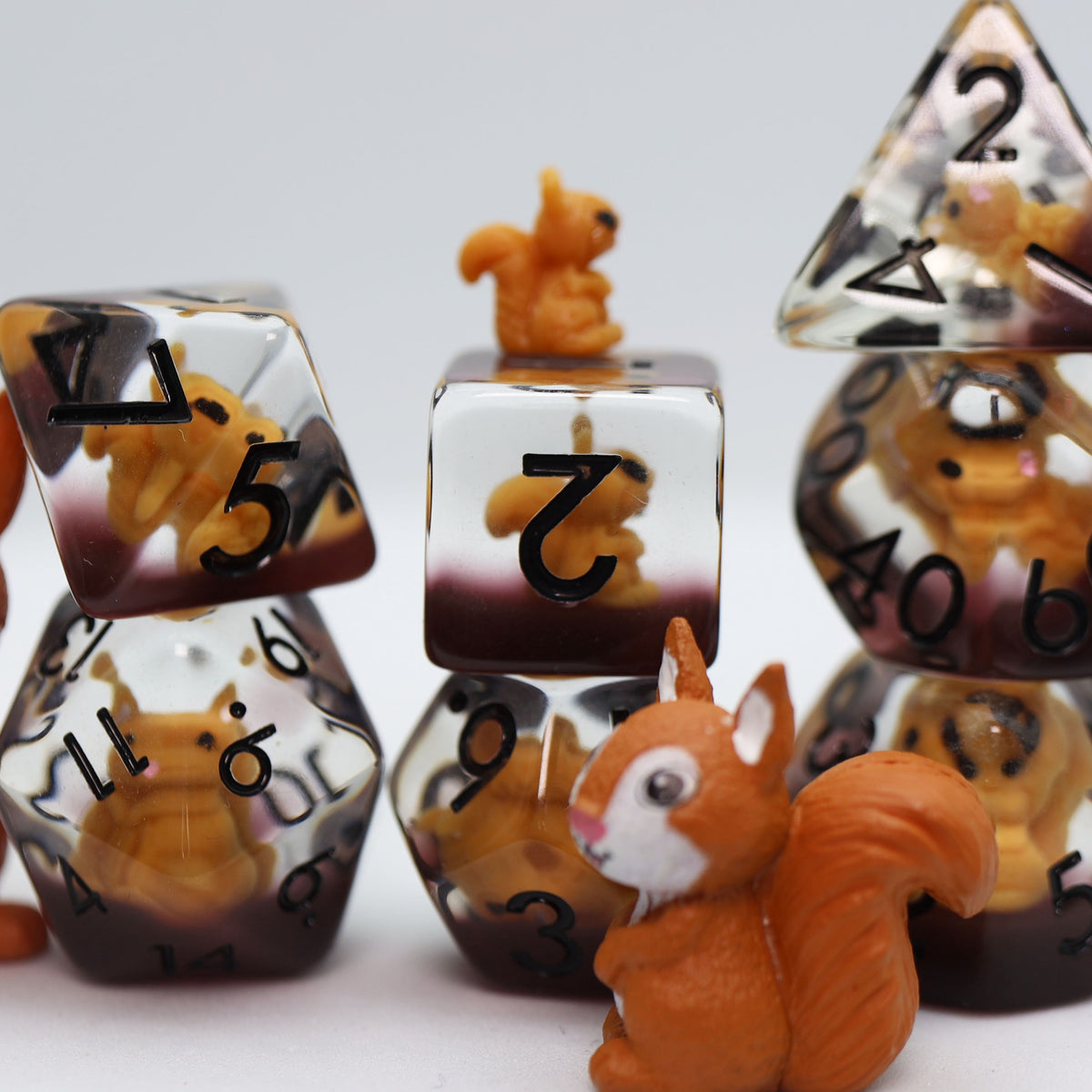 Squirrel RPG Dice Set – Foam Brain Games