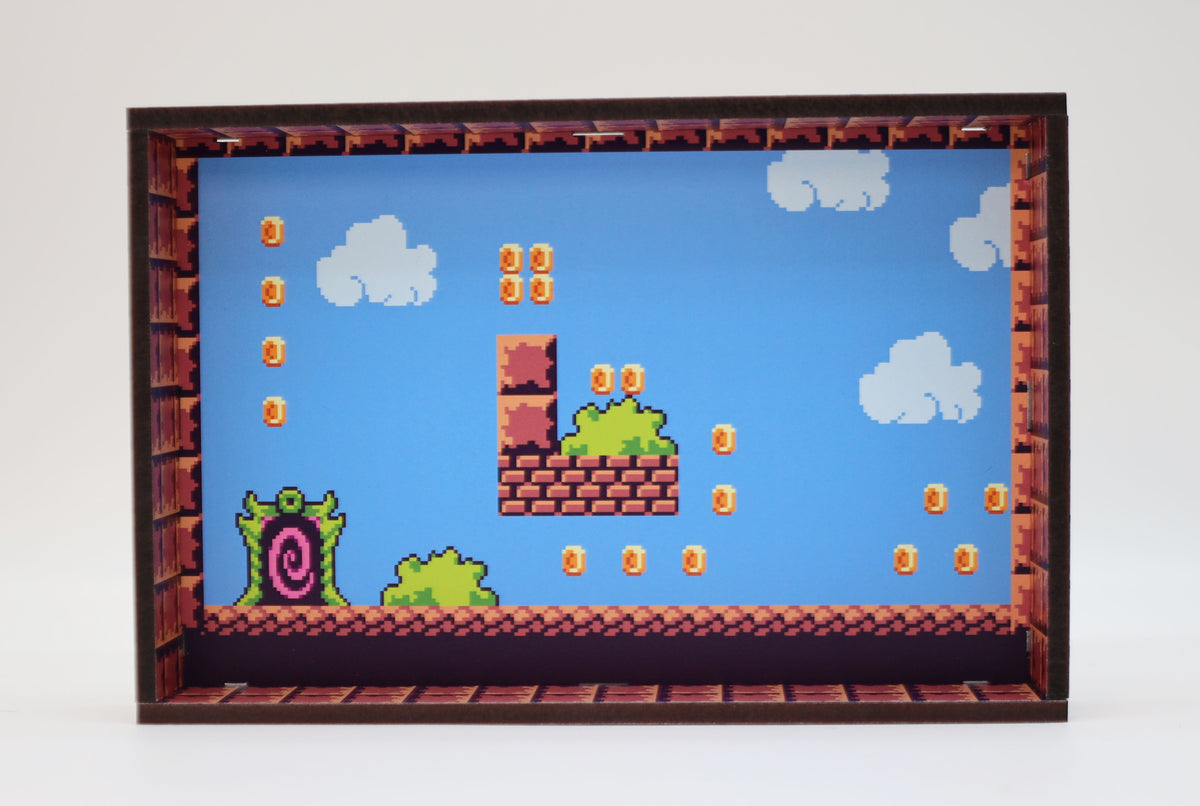 Chromatic Dice Tray - Pixel Platformer – Foam Brain Games