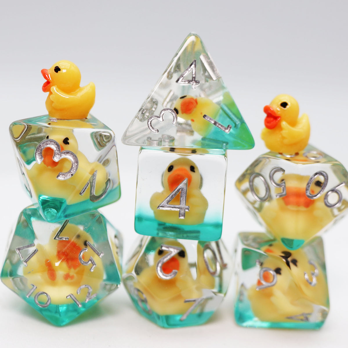 Rubber Duckie RPG Dice Set – Foam Brain Games