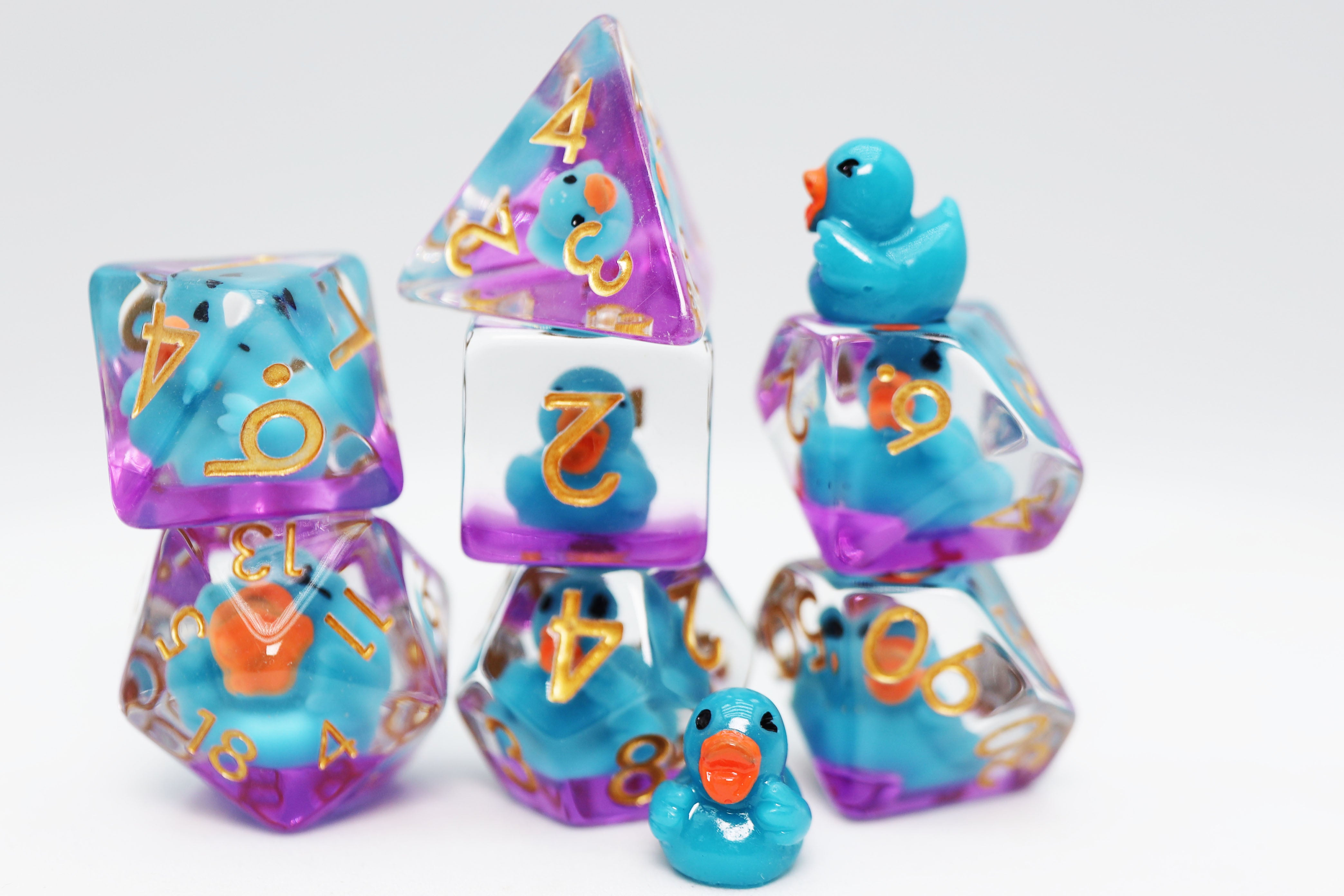 Duck on the Pond RPG Dice Set – Foam Brain Games