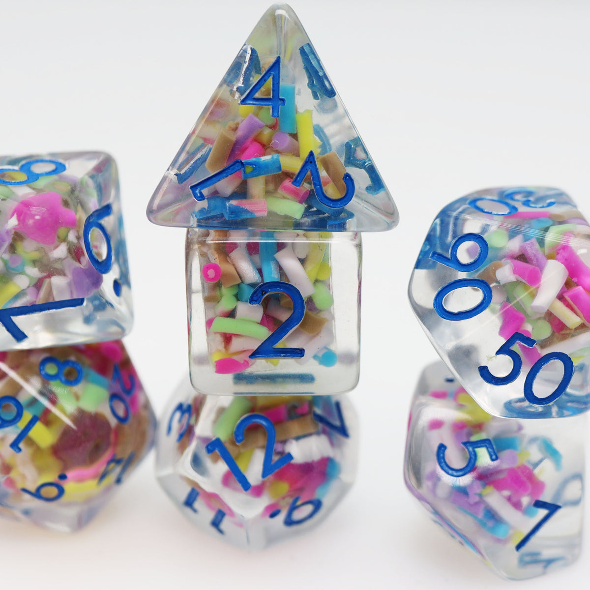 Ice Cream Sprinkles RPG Dice Set – Foam Brain Games
