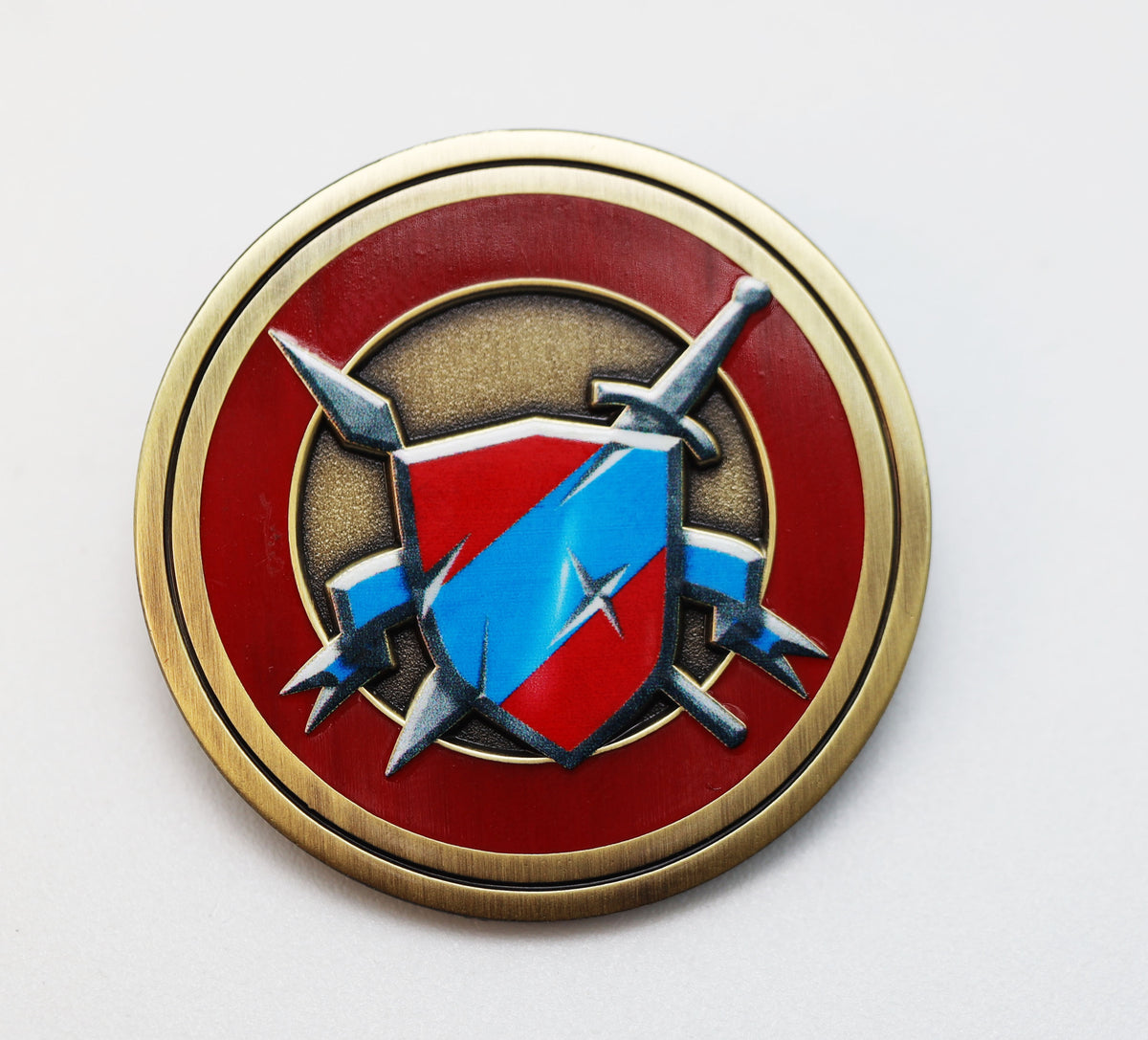 Pathfinder Class Icon Pin: Fighter – Foam Brain Games