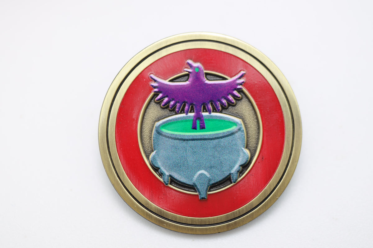 Pathfinder Class Icon Pin: Witch – Foam Brain Games