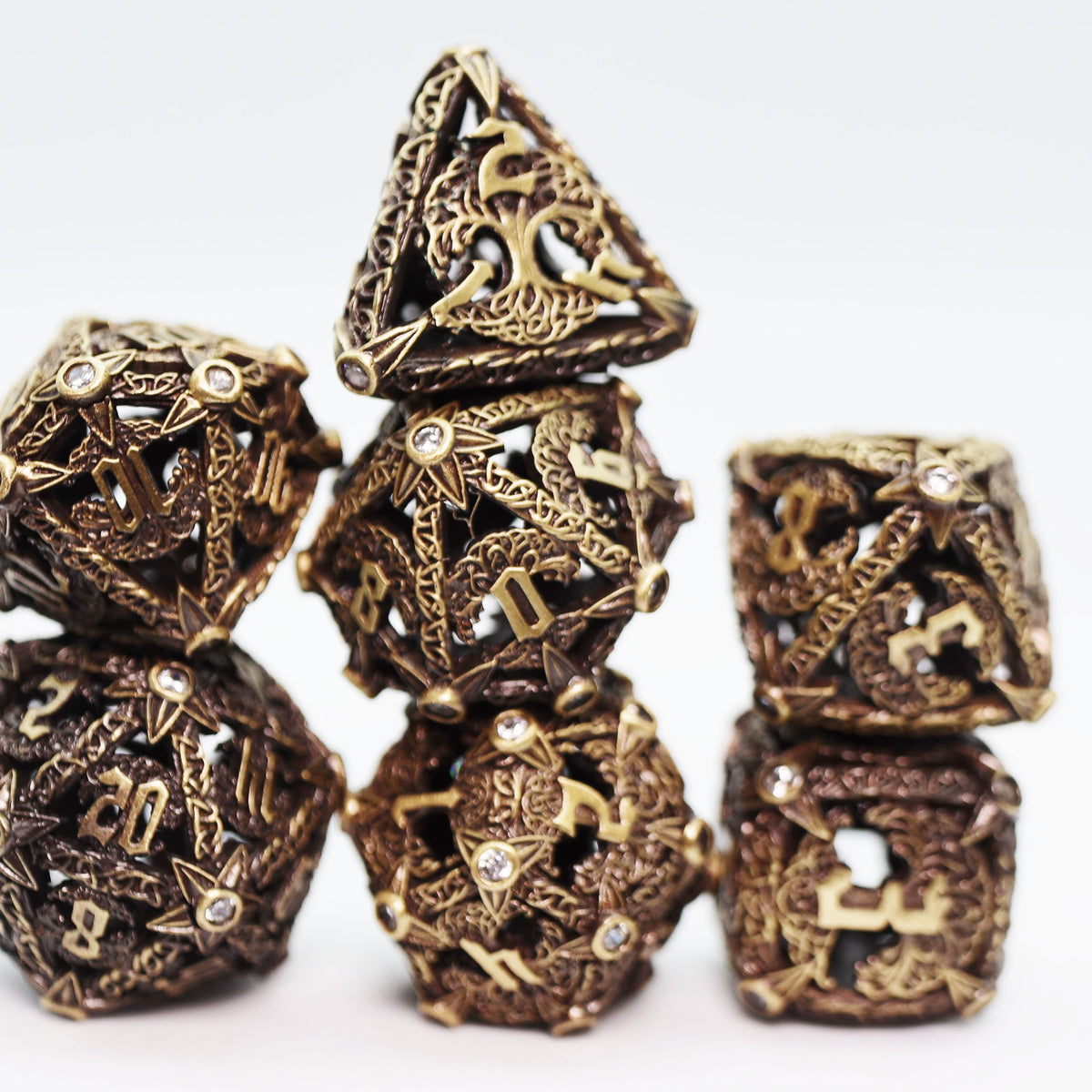 Trees of Virtue: Tree of Humility - Hollow Metal RPG Dice Set – Foam ...