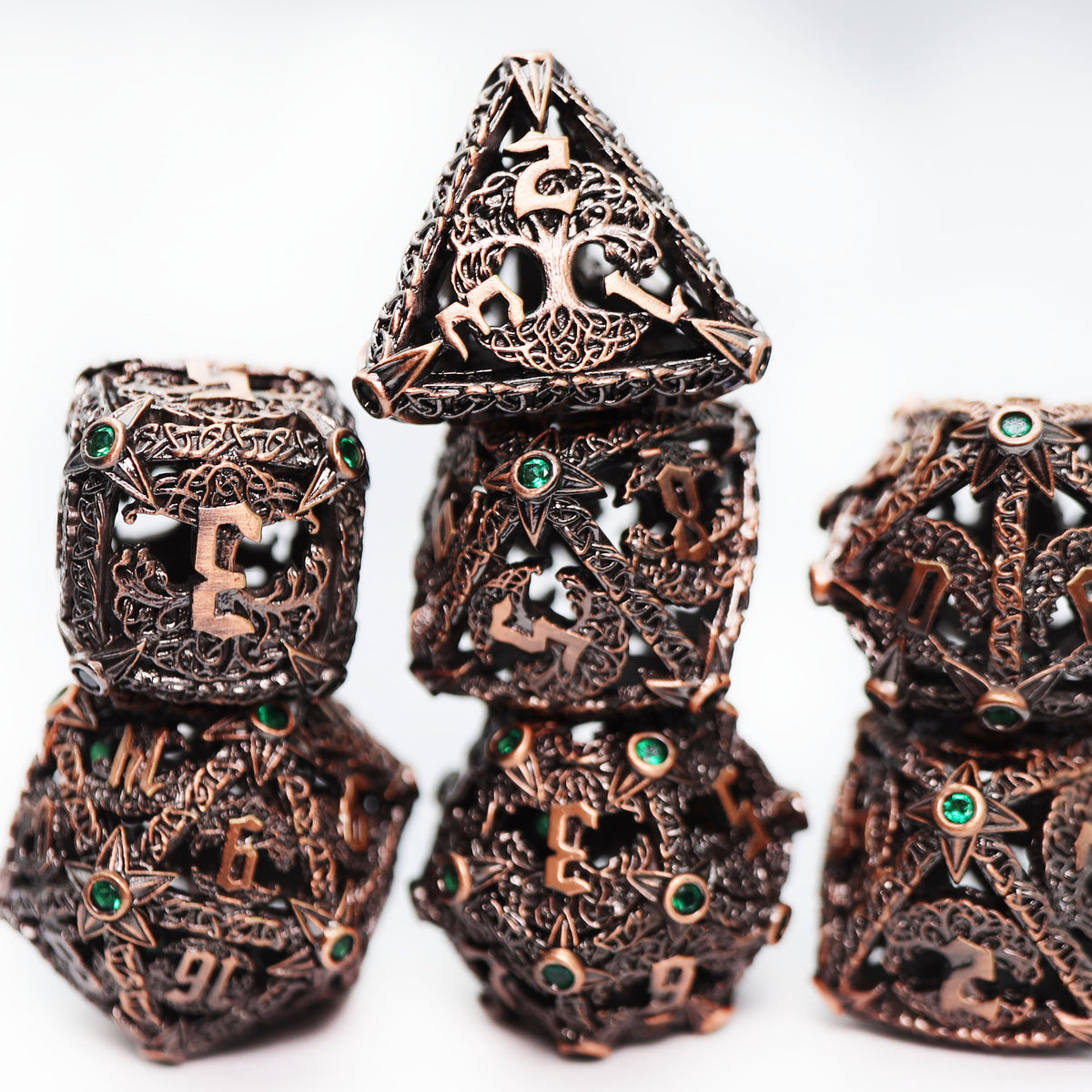 Trees of Virtue: Tree of Justice - Hollow Metal RPG Dice Set – Foam ...