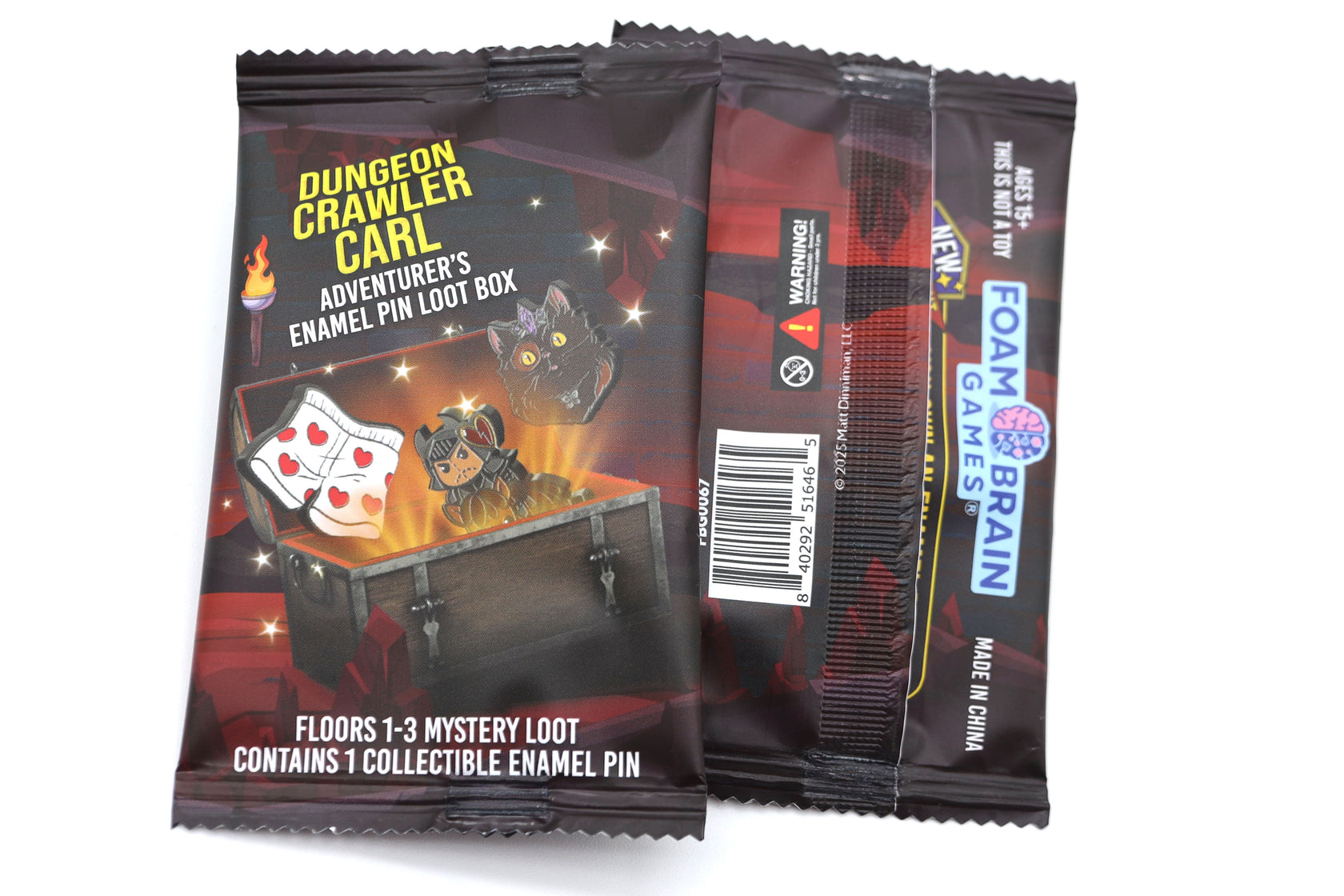 Dungeon Crawler Carl Adventurer's Pin Loot Box: Floors 1-3