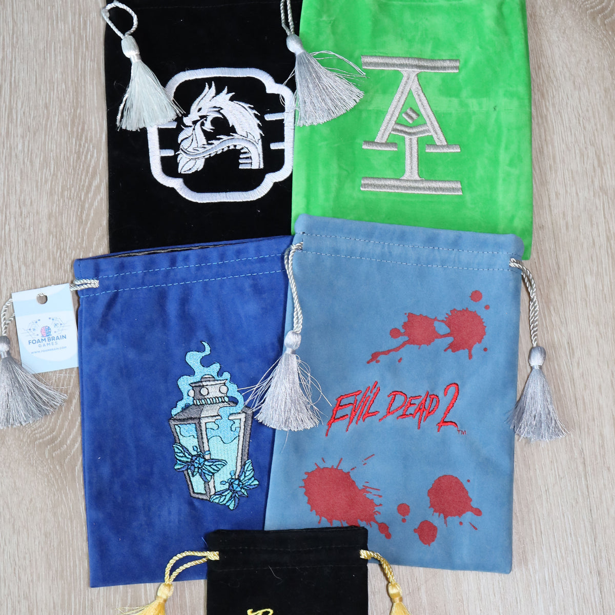 Custom Dice Bag – Foam Brain Games