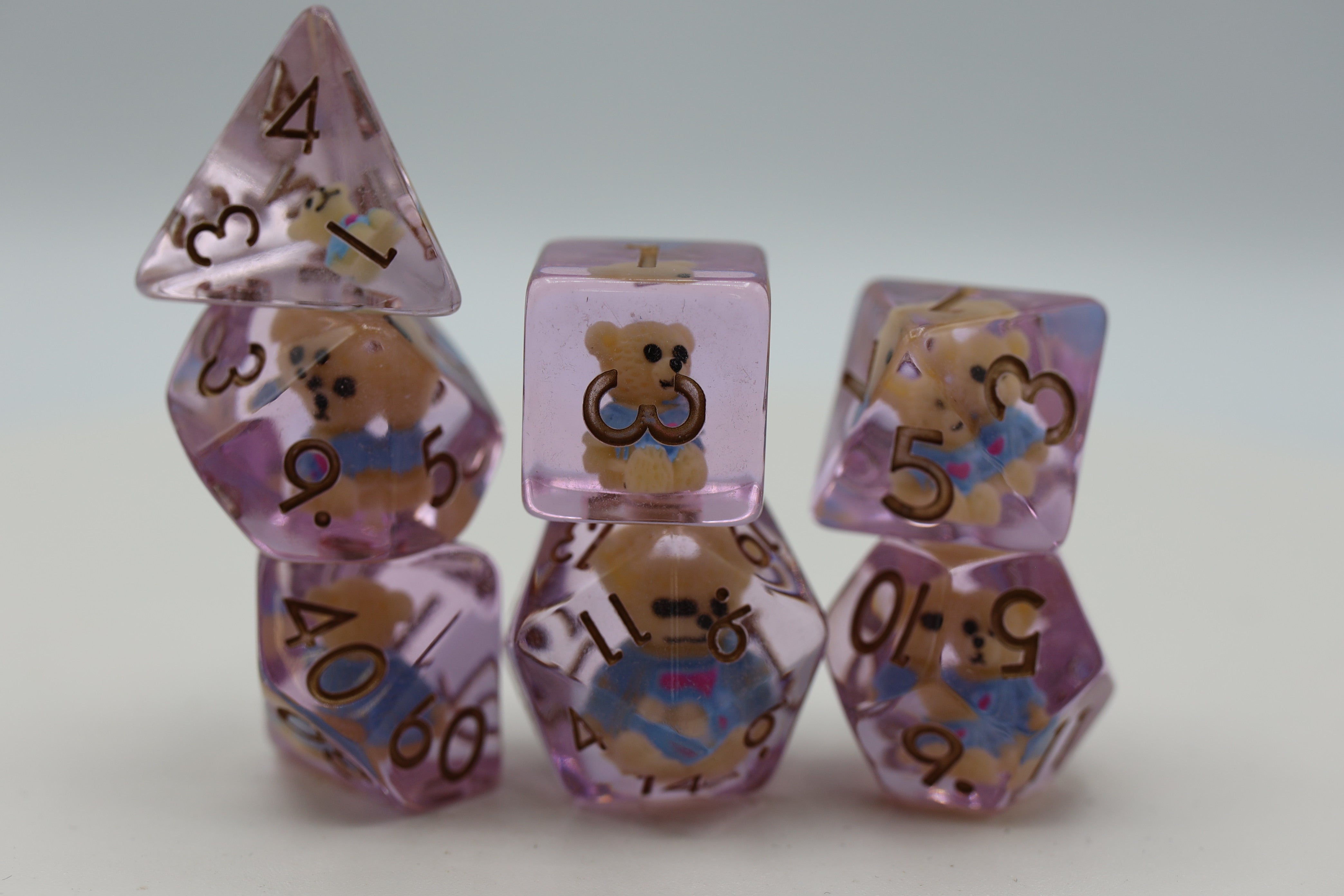 Teddy Bear RPG Dice Set – Foam Brain Games