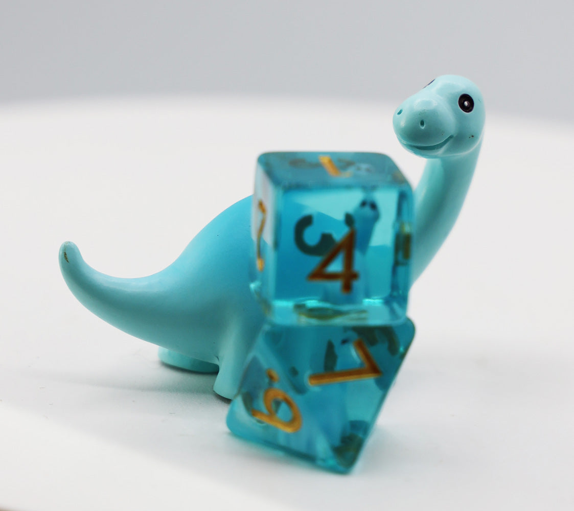 Brontosaurus RPG Dice Set – Foam Brain Games