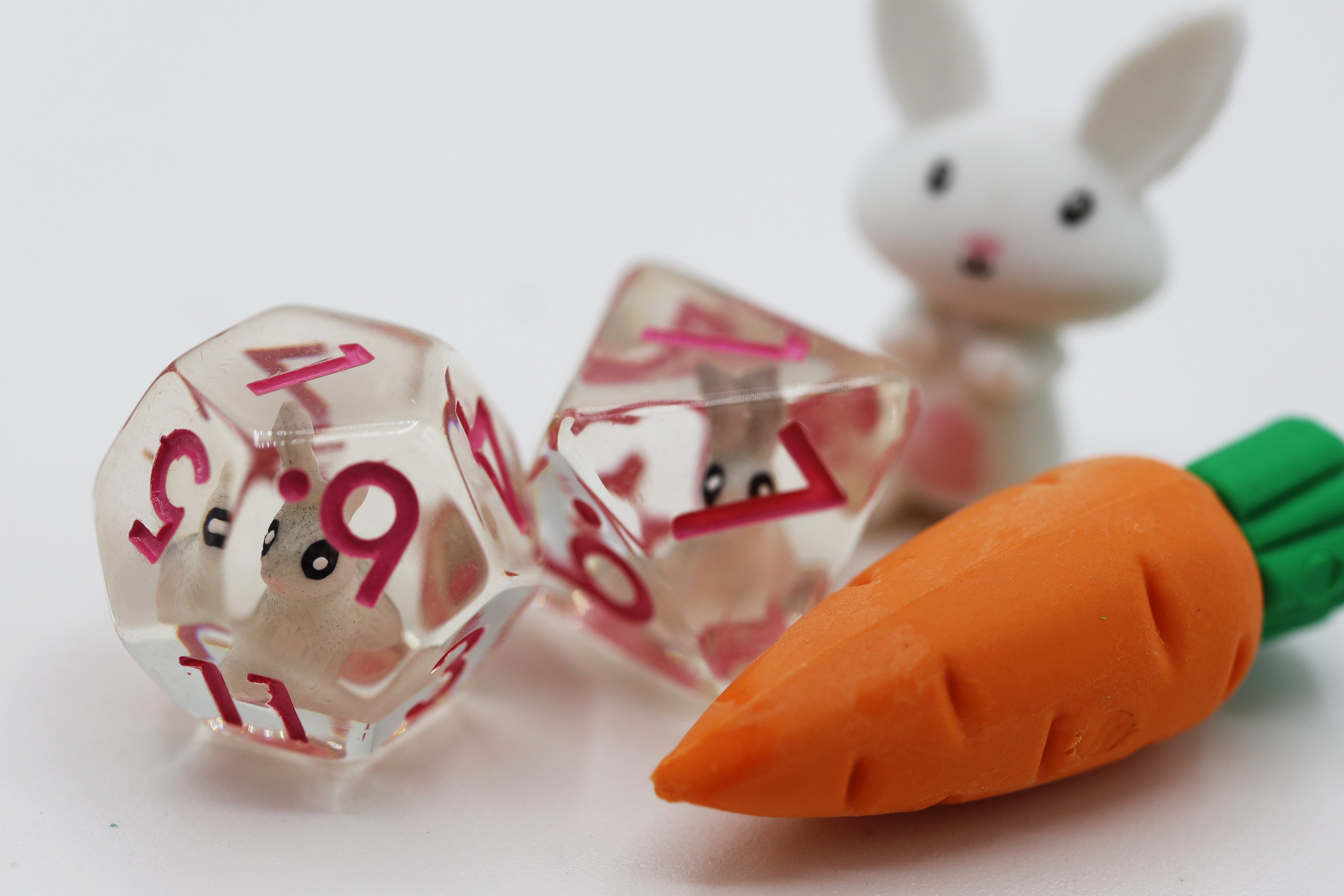 Backyard Bunny RPG Dice Set – Foam Brain Games