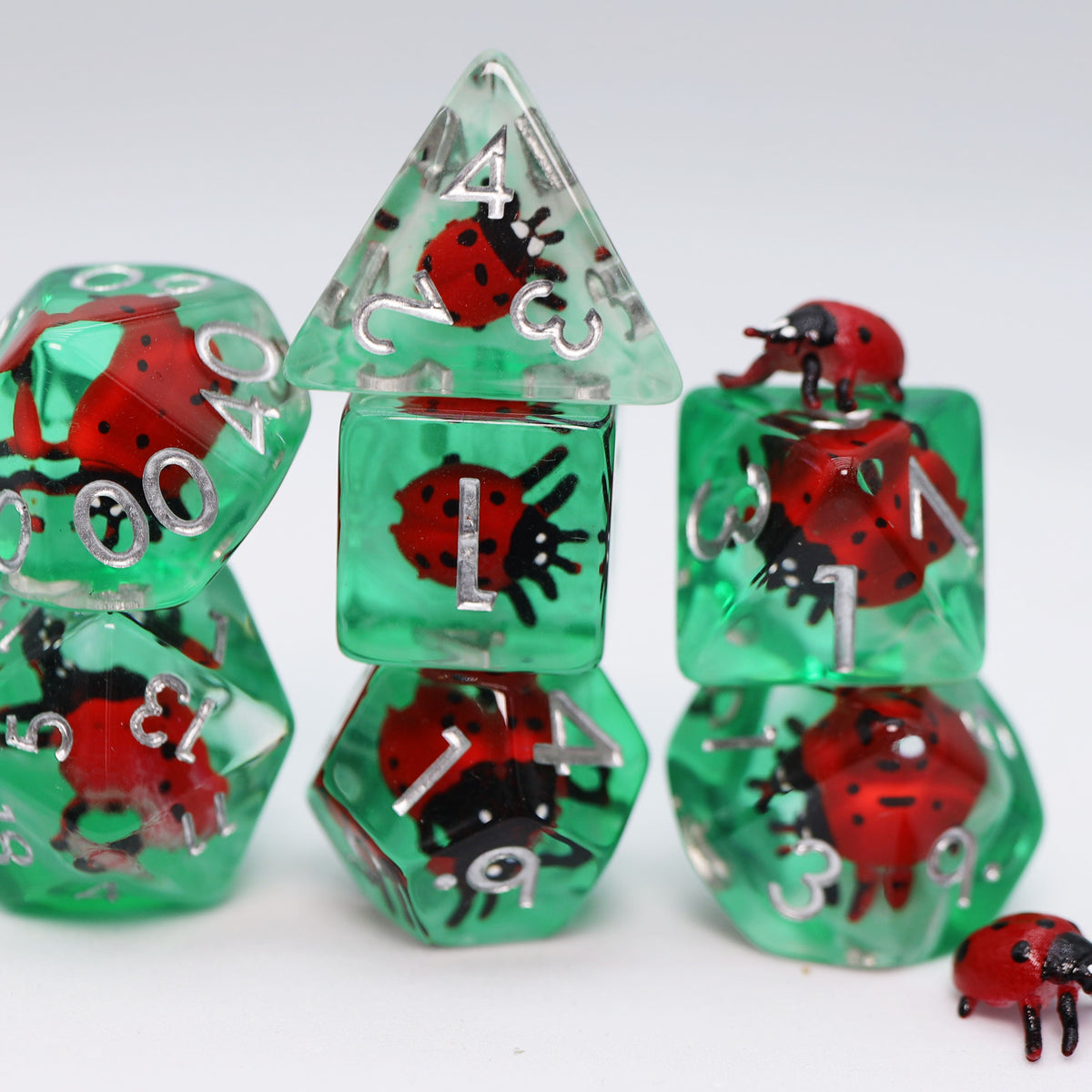 Lucky Ladybird RPG Dice Set – Foam Brain Games