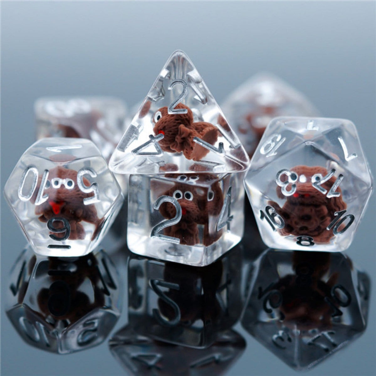 Fluffy Puppy RPG Dice Set – Foam Brain Games